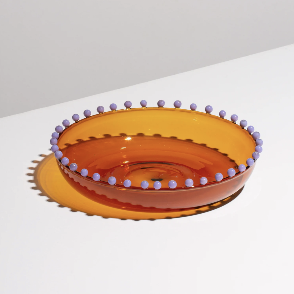 Fazeek – Pearl platter | amber + lilac – Nixon + Maude