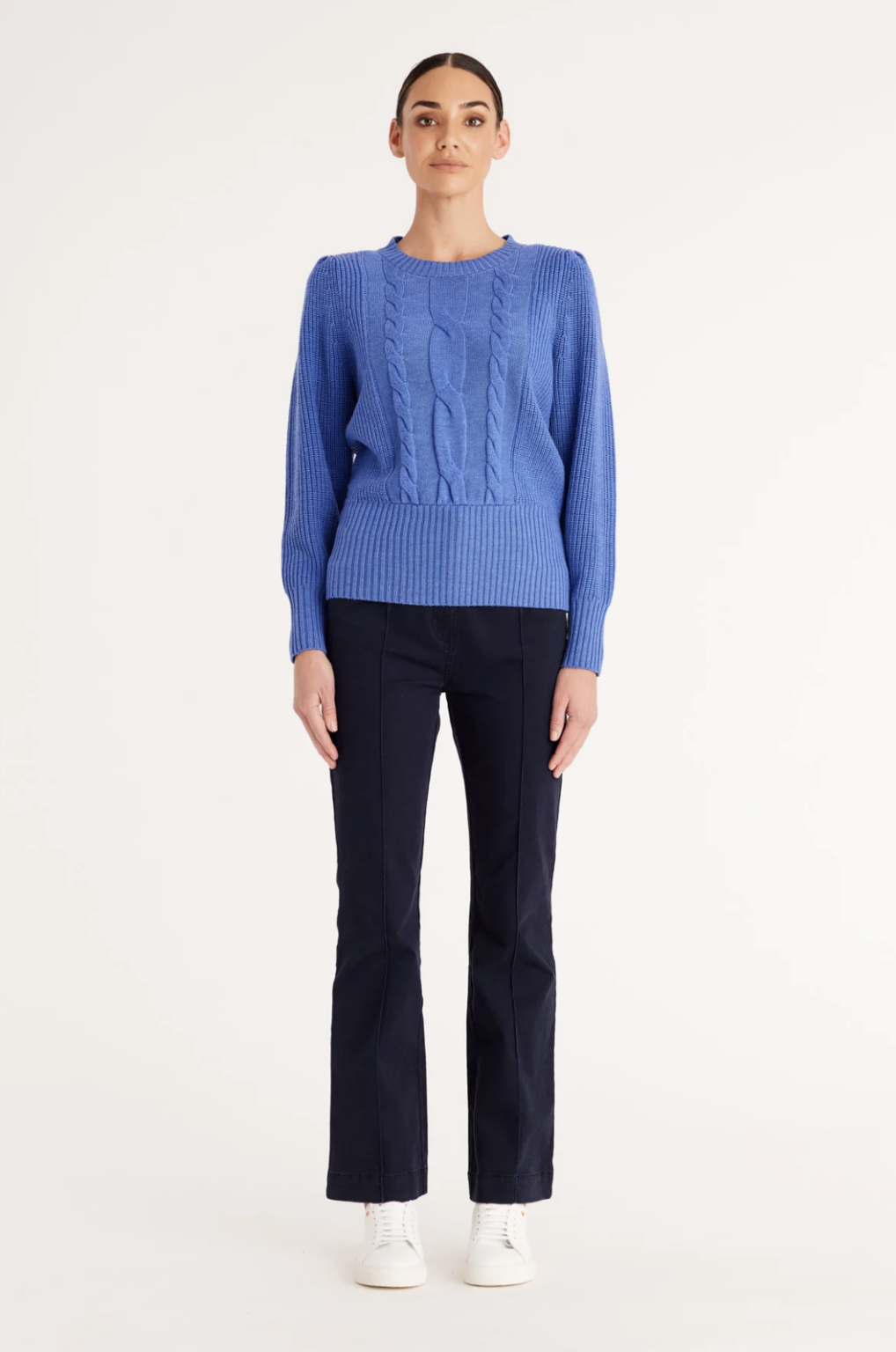 cable – Morrison Bootleg Pant | navy – Nixon + Maude